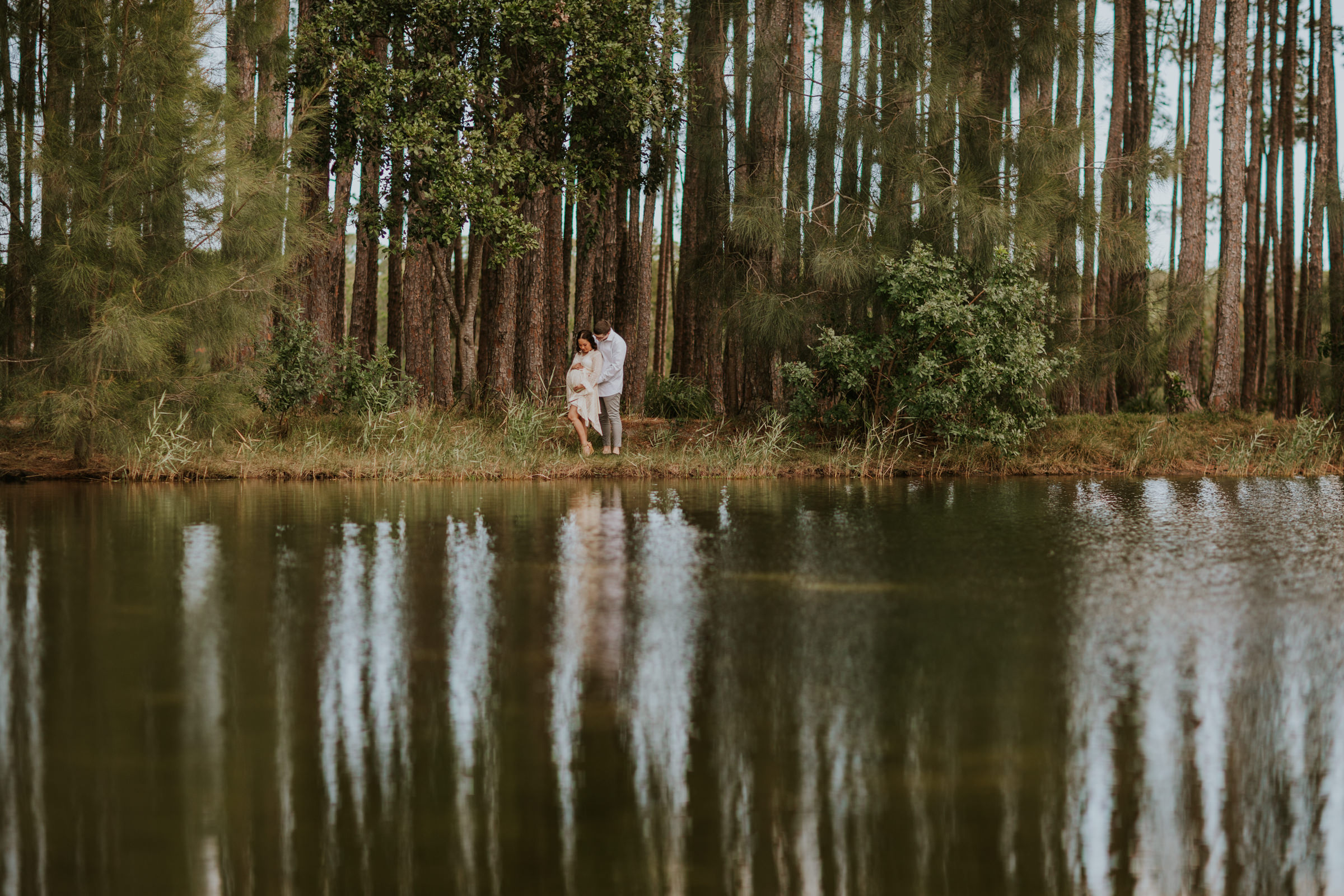 Pine Tree Forest Maternity Photoshoot - Still Wild Love
