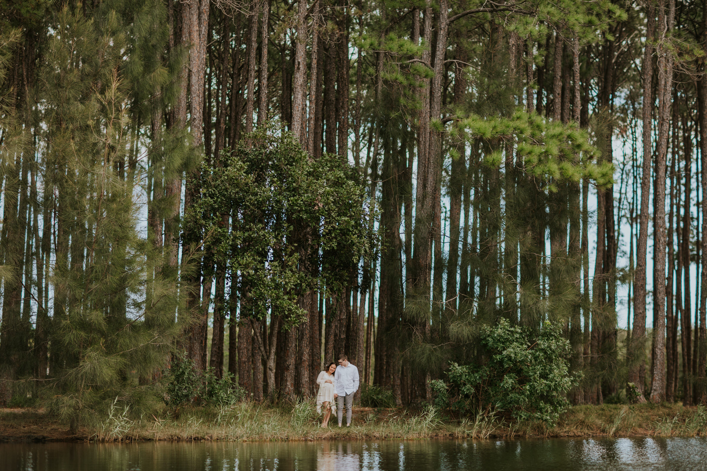 Pine Tree Forest Maternity Photoshoot - Still Wild Love